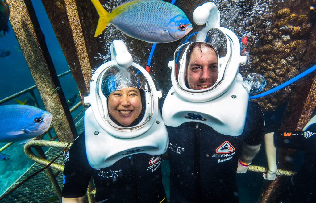 Helmet Diving | Reef Magic Pontoon | Great Barrier Reef